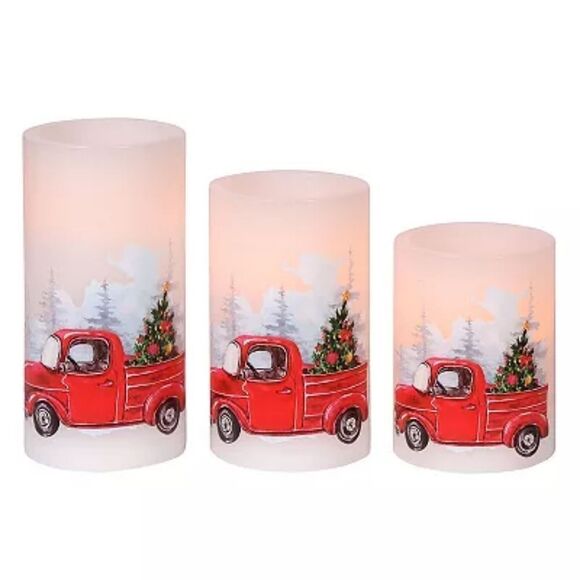 Fitz and Floyd | Holiday | Fitz Floydledchristmas Truck Flameless ...